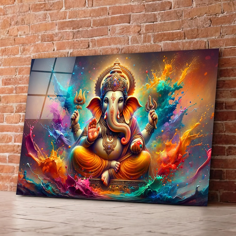 Framed Ganesh Glass - Etsy