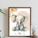 Tender Downloadable Baby Elephant Sheet, Ideal for a Newborn Gift, Baby ...