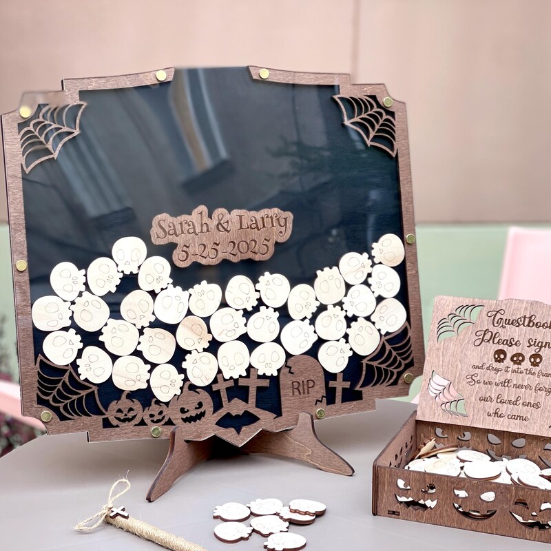 Halloween Guest Book - Etsy