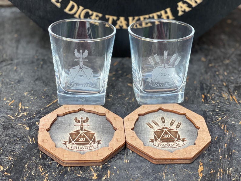 Dungeon Master Whiskey Set, Dnd Gift, Christmas Gift, Personalized ...