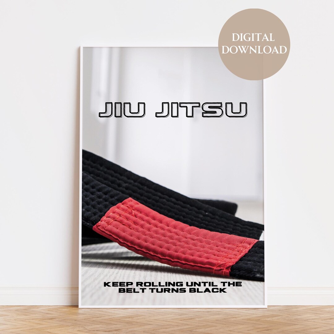 KEEP ROLLING | Jiu Jitsu | Printable Wall Art | BJJ | Martial Arts ...