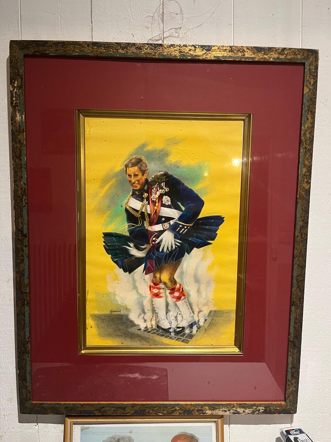 Painting PRINCE CHARLES Artist KAVIIK - Etsy