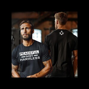 Peaceful NOT Harmless Tee - Etsy
