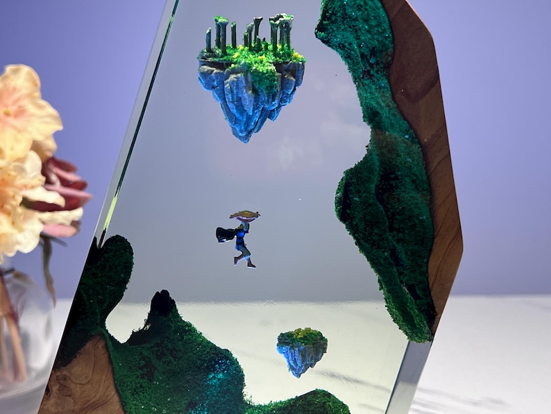 TOTK Master Sword Resin Art Lamp – Tloz Night Light Mother's Day Gift ...