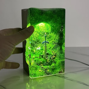 TOTK Resin Wood Night Light Christmas Gift for Game Fans - Birthday ...