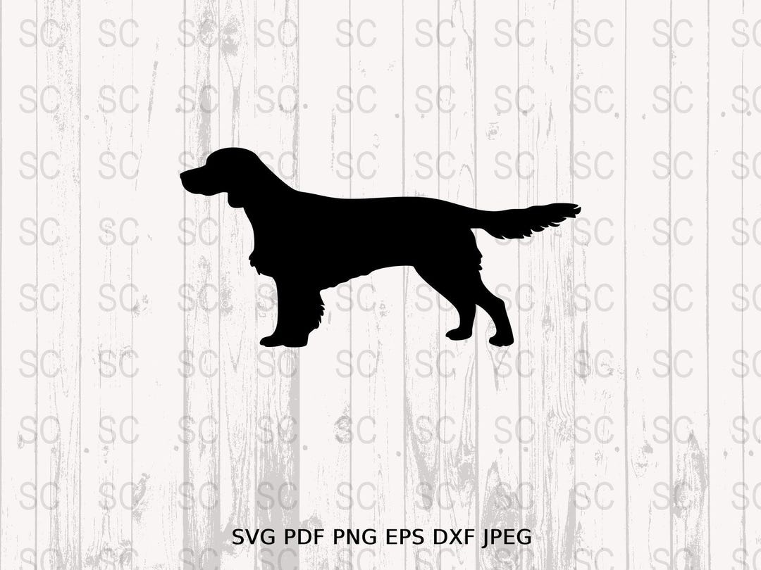 Gordon Setter SVG, Dog Clipart, Gordon Setter Silhouette Cut File ...