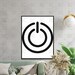 Power Button Icon Silhouette SVG, on off Switch Clipart, Energy Symbol ...
