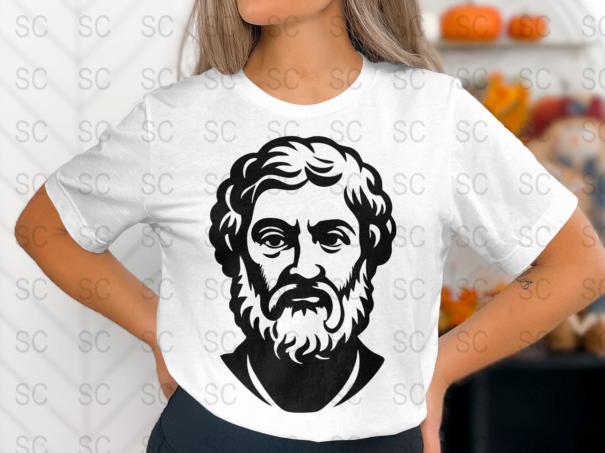 Aristotle SVG, Philosopher Clipart, Aristotle Silhouette Cut File ...