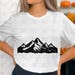 Sierra Nevada Mountain Icon Silhouette SVG, Landscape Clipart, Outdoor ...