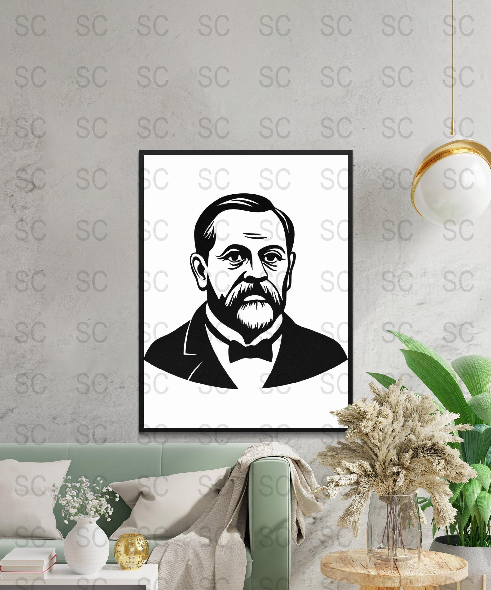 Louis Pasteur Silhouette SVG, French Scientist Clipart, Medical Pioneer ...