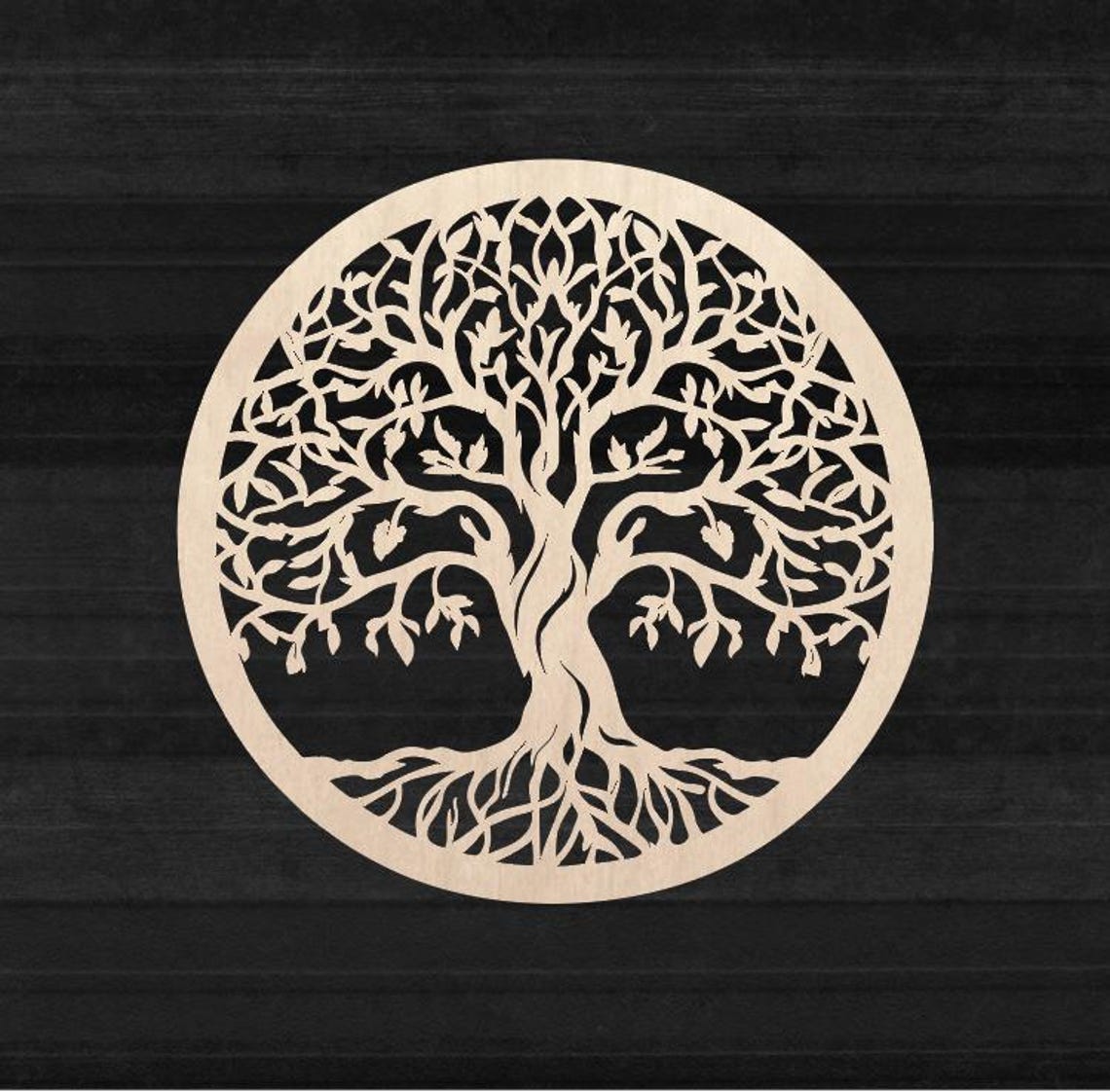 Unfinished Wood Tree of Life - Tree of Life Wall Art - DIY Home Decor ...