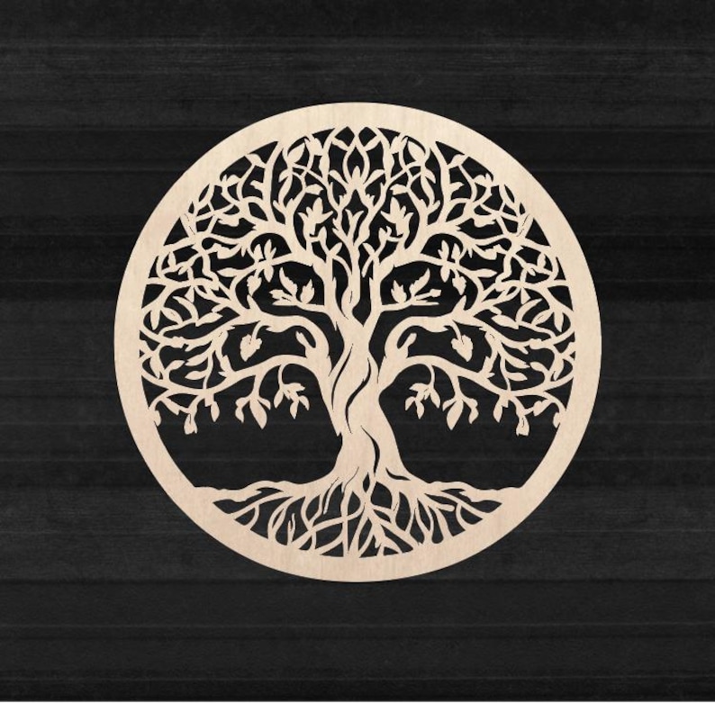 Unfinished Wood Tree of Life - Tree of Life Wall Art - DIY Home Decor ...