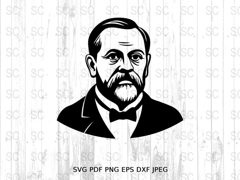 Louis Pasteur Silhouette SVG, French Scientist Clipart, Medical Pioneer ...