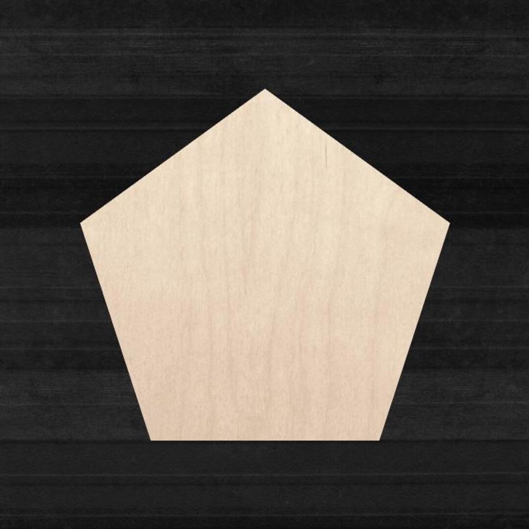 Pentagon Shape | Laser Cut Baltic Birch Plywood Shapes | Unfinished ...