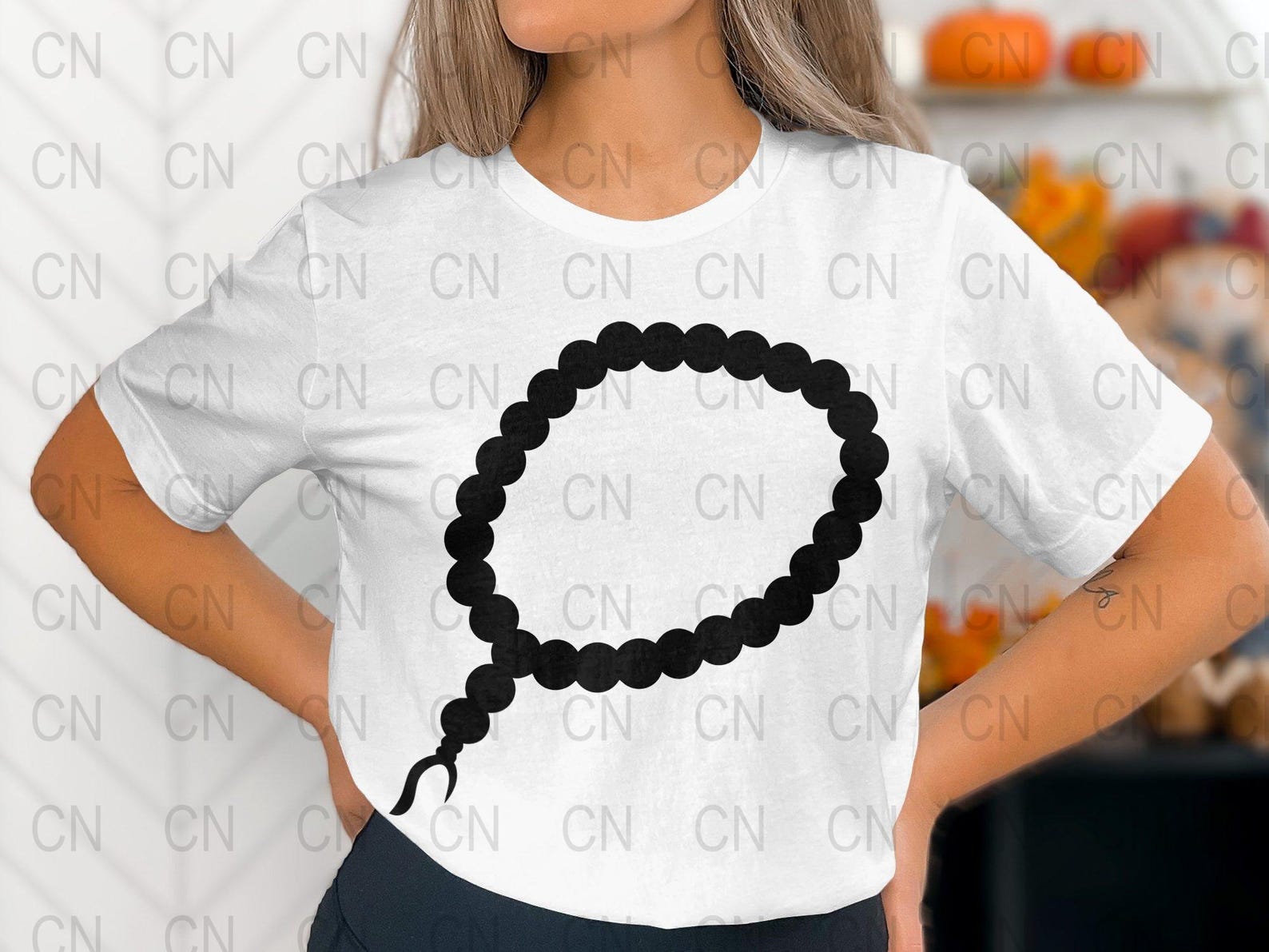 Islamic Prayer Beads Silhouette, Islamic Prayer Beads SVG, Tasbih ...