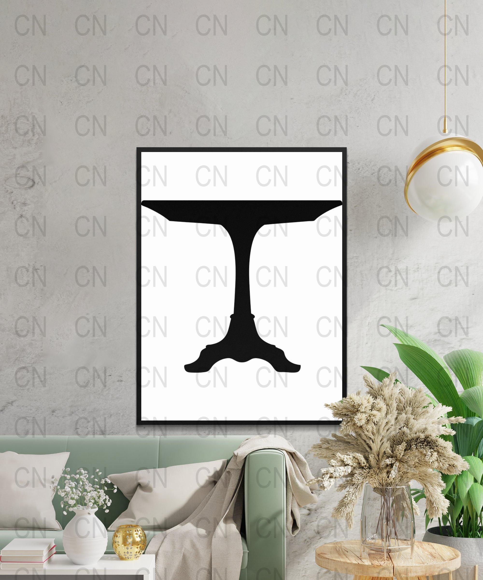 Dining Table Silhouette SVG, Furniture Clipart, Table Vector, Home ...