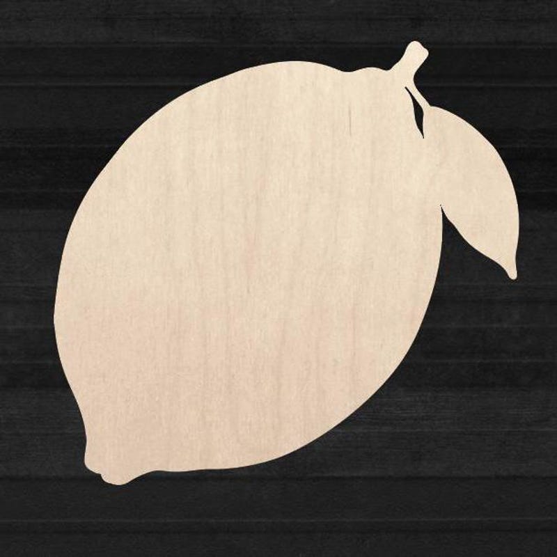 Lemon Wood Cutout - Etsy