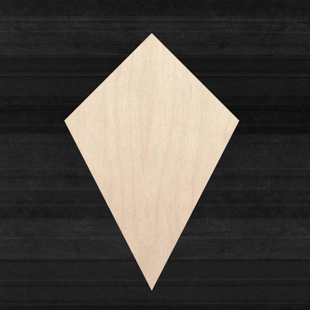 Kite Shape | Laser Cut Baltic Birch Plywood Shapes | Unfinished Wood ...