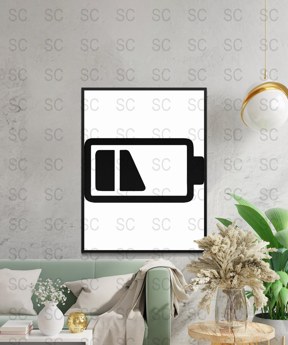 Battery Half Icon SVG, Power Icon Clipart, Battery Level Icon Cut File ...