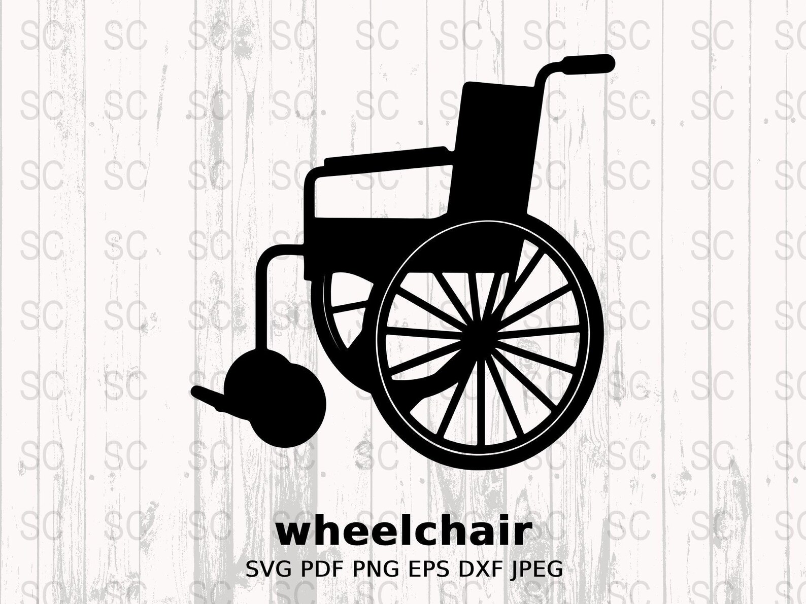 Wheelchair SVG, Disability Access Silhouette, Mobility Aid Icon ...