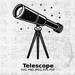 Teleskop svg png jpeg dxf, Vektor Schneidedateien für Silhouette Cameo ...