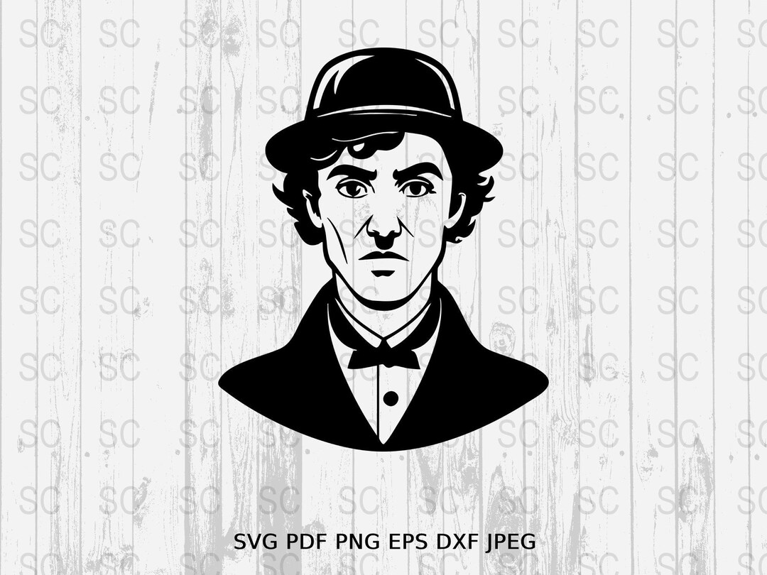 Sherlock Holmes Silhouette SVG, Detective Clipart, Mystery Icon Vector ...