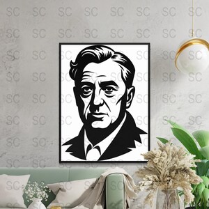 Franklin D. Roosevelt Face Silhouette SVG, U.S. President Portrait ...
