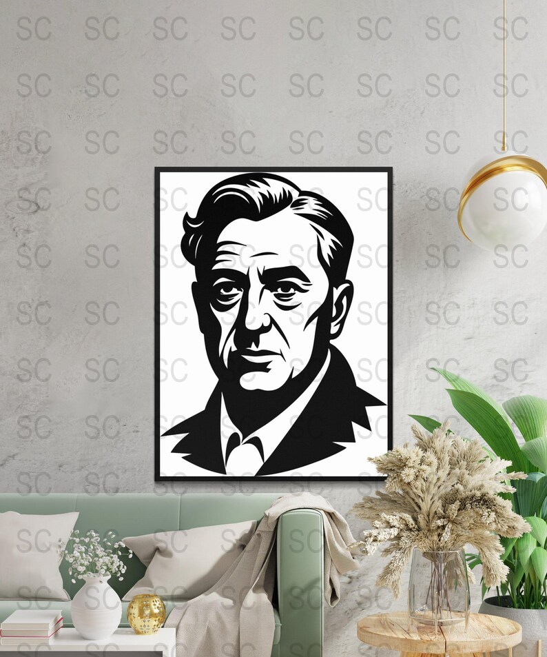 Franklin D. Roosevelt Face Silhouette SVG, U.S. President Portrait ...