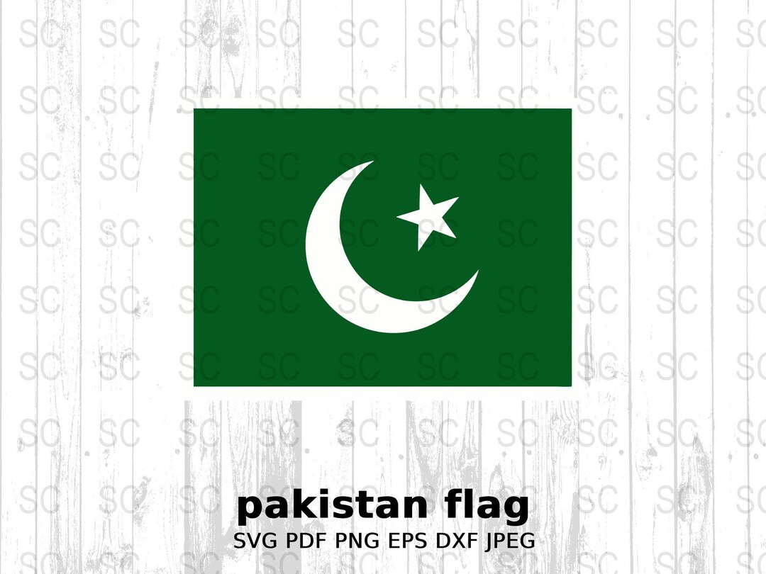 Pakistan Flag SVG | National Flag Clipart | Digital Pakistan Design ...