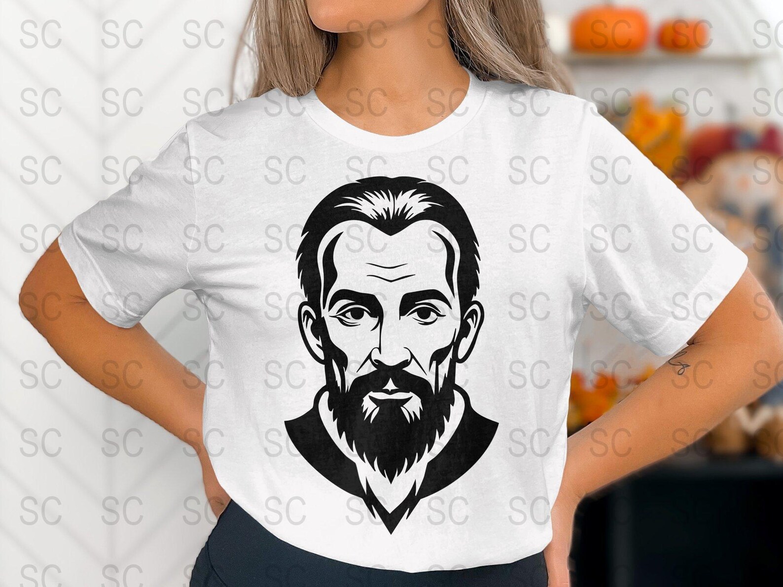 Johannes Kepler Silhouette SVG, Astronomer Clipart, Scientific Icon ...