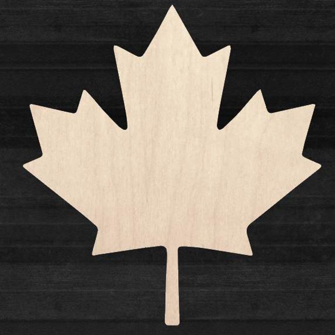 Maple Leaf Shape | Laser Cut Baltic Birch Plywood Shapes | Unfinished ...