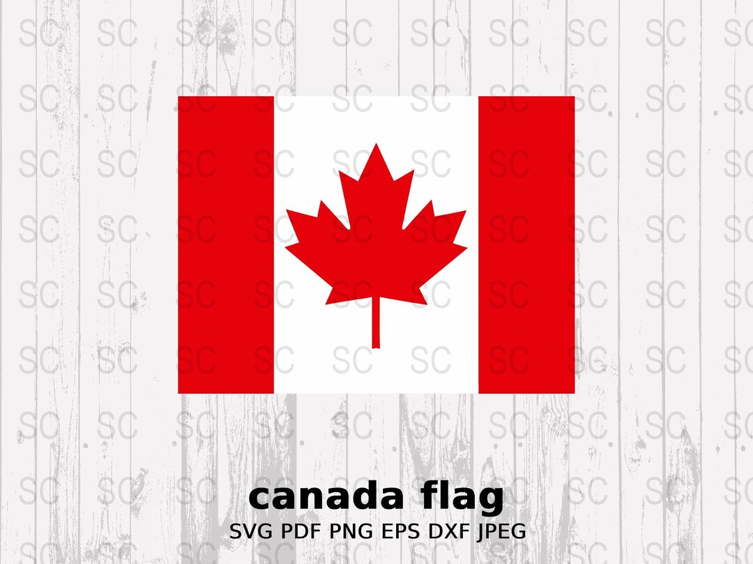 Canada Flag SVG | National Flag Clipart | Digital Canada Design ...