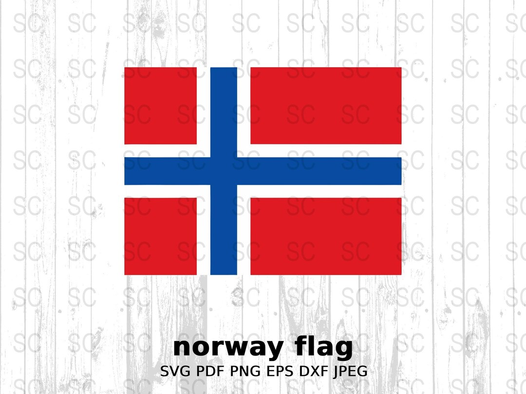 Norway Flag SVG | National Flag Clipart | Digital Norway Design ...