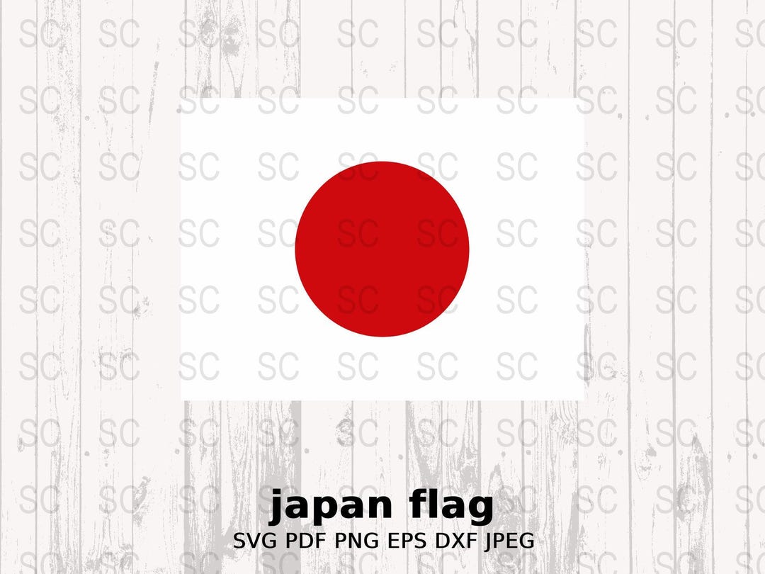 Japan Flag SVG | National Flag Clipart | Digital Japan Design | Japan ...