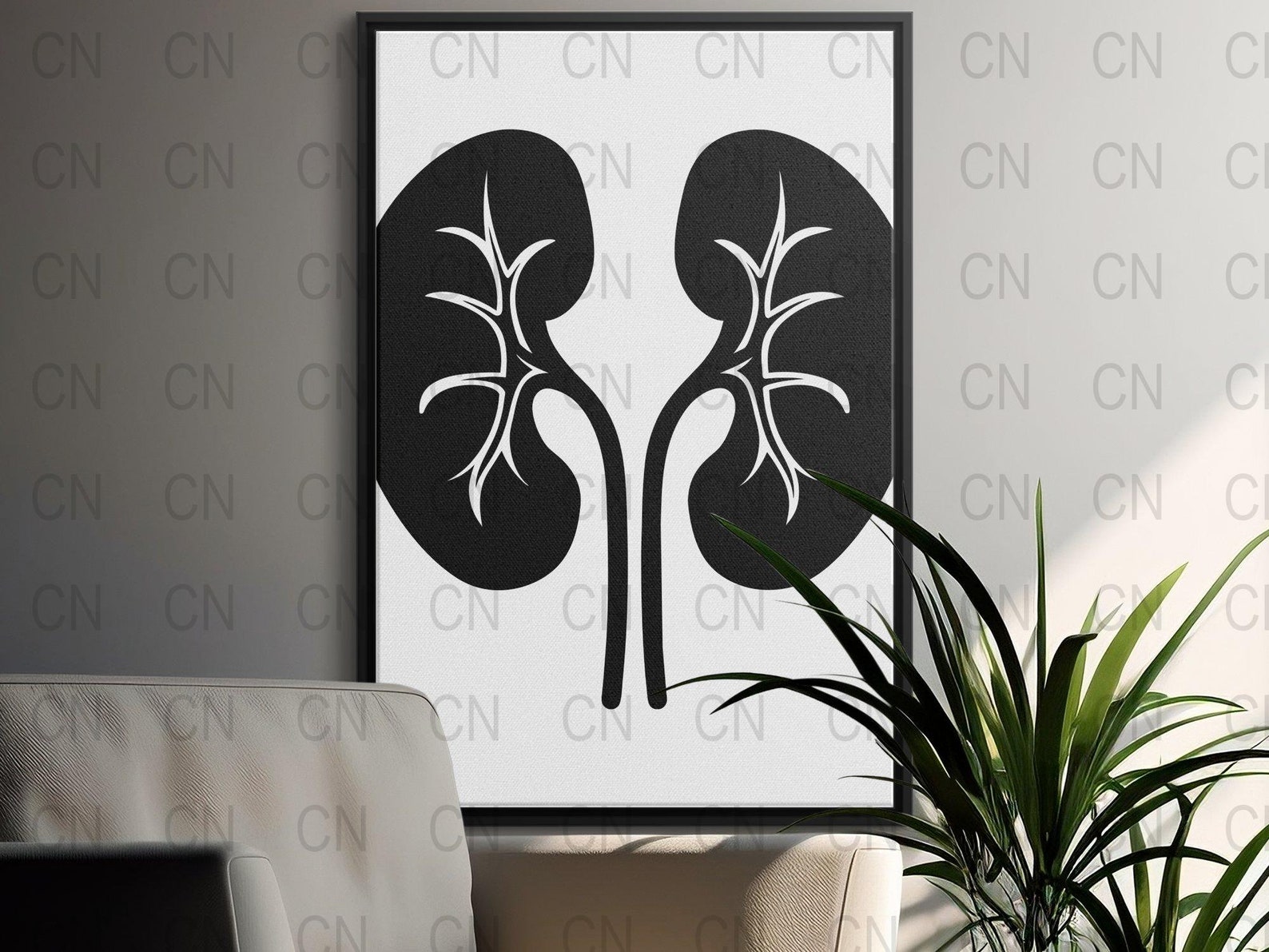 Kidneys Svg Png Jpeg Dxf, Vector Cutting Files for Silhouette Cameo ...
