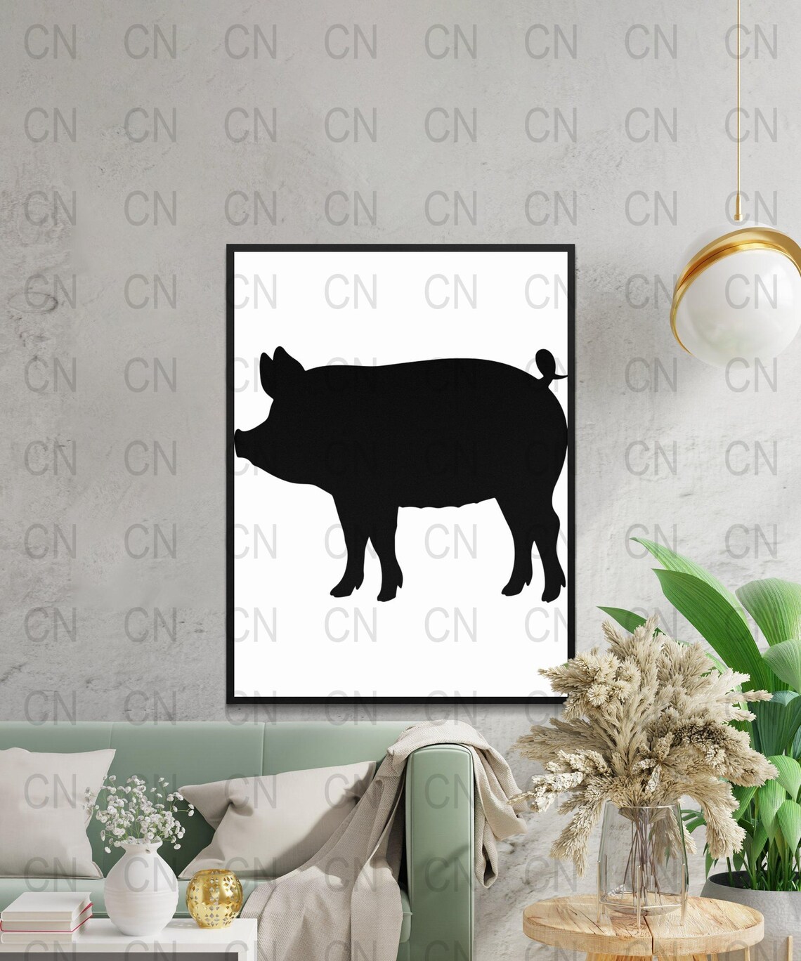 Pig Shape Silhouette SVG, Farm Animal Clipart, Pig Vector, Livestock ...