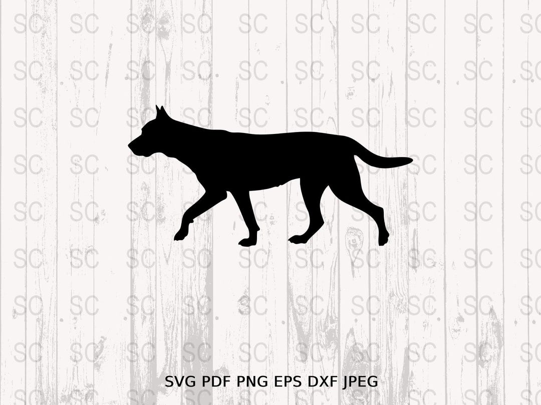Dutch Shepherd SVG, Dog Clipart, Dutch Shepherd Silhouette Cut File ...