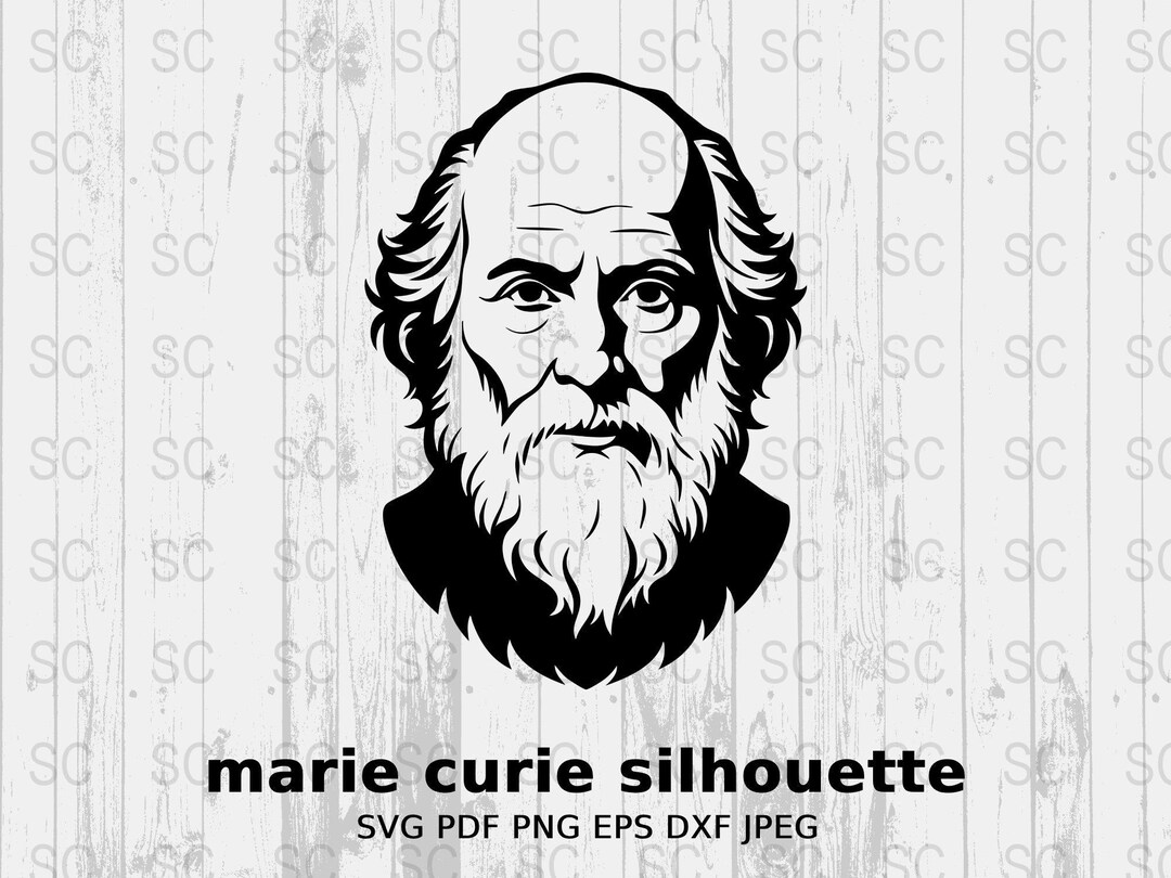 Marie Curie Silhouette SVG, Scientist Icon Clipart, Nobel Prize Winner ...