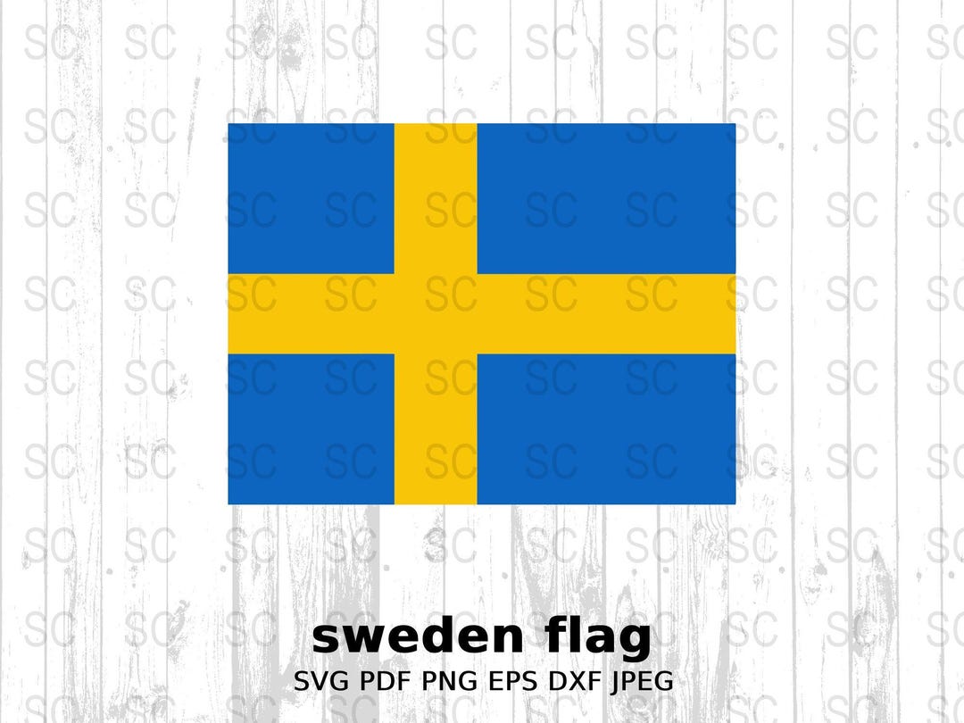 Sweden Flag SVG | National Flag Clipart | Digital Sweden Design ...