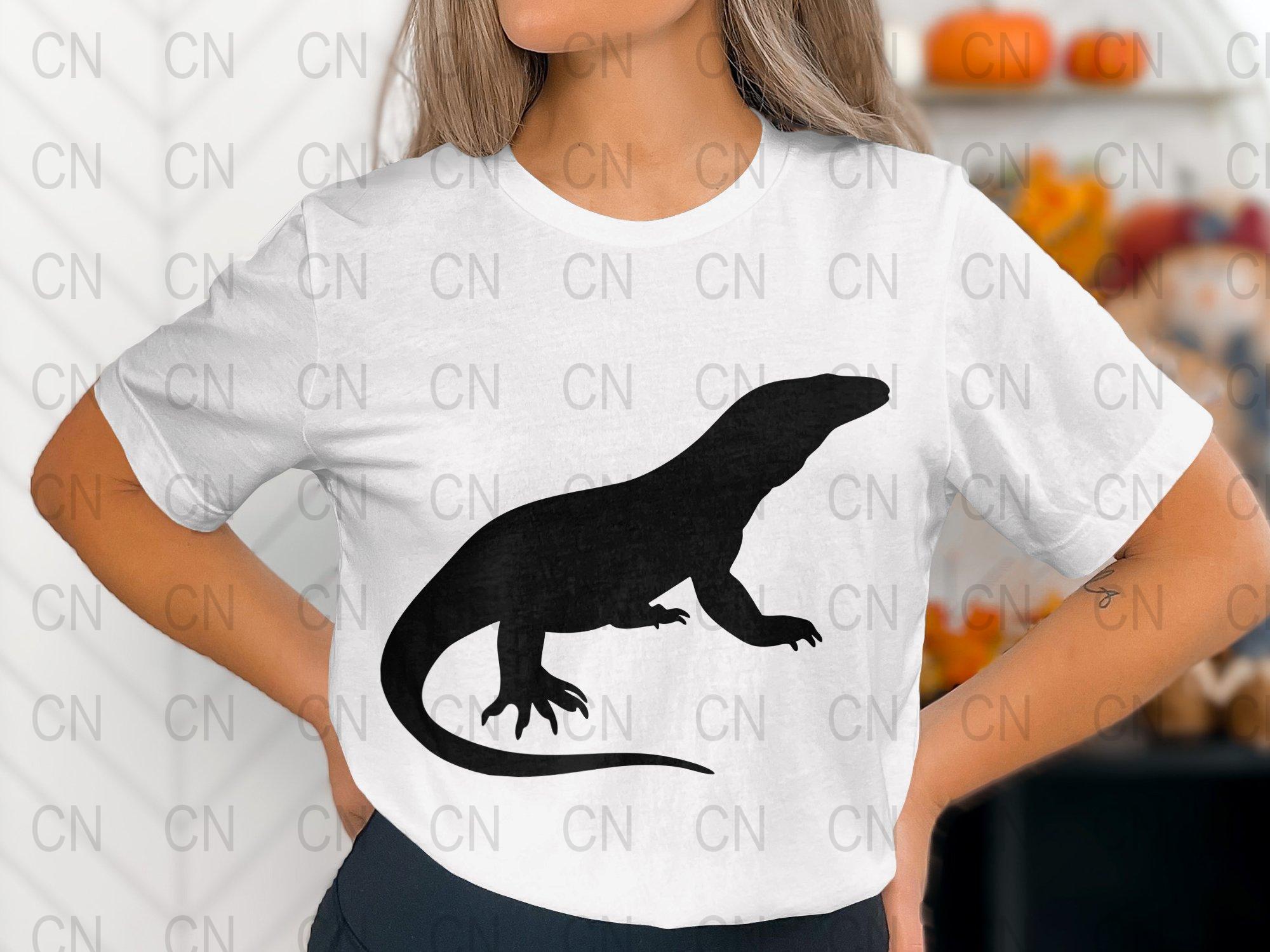 Komodo Dragon SVG, Komodo Dragon Silhouette SVG, Reptile Clipart ...