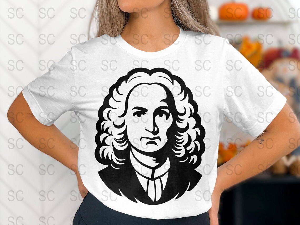 Antonio Vivaldi SVG, Composer Clipart, Vivaldi Silhouette Cut File ...