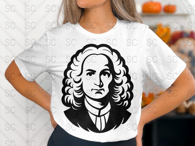 Antonio Vivaldi SVG, Composer Clipart, Vivaldi Silhouette Cut File ...
