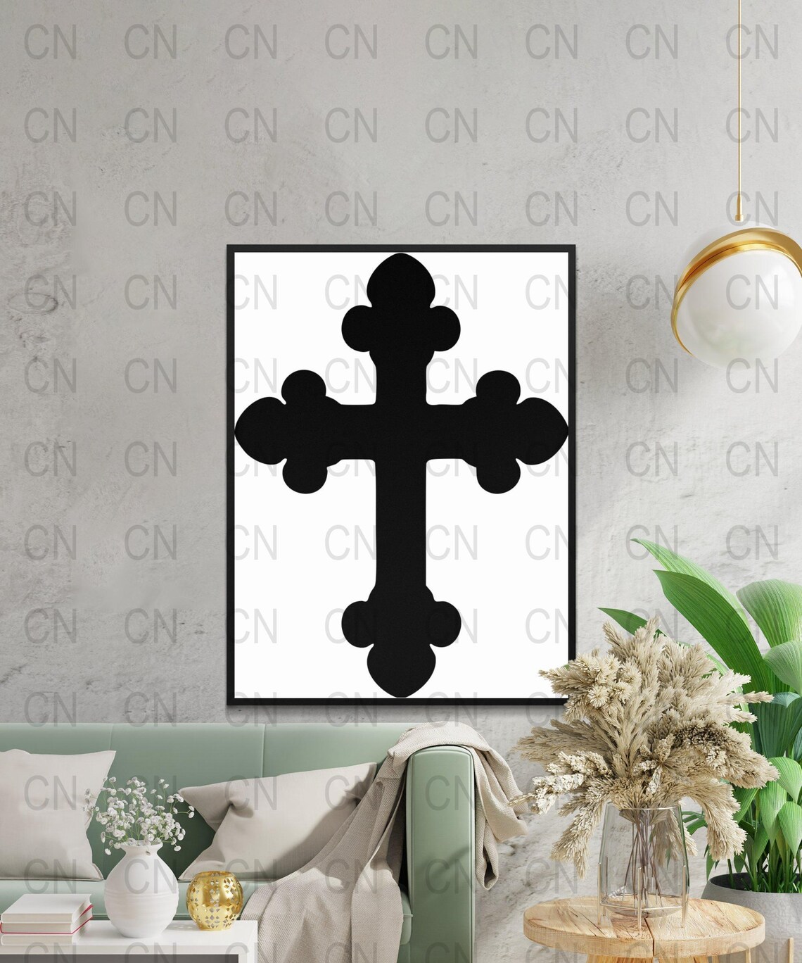 Orthodox Cross Silhouette, Orthodox Cross Silhouette SVG, Christian ...