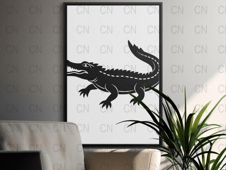 Saltwater Crocodile Svg Png Jpeg Dxf, Vector Cutting Files for ...