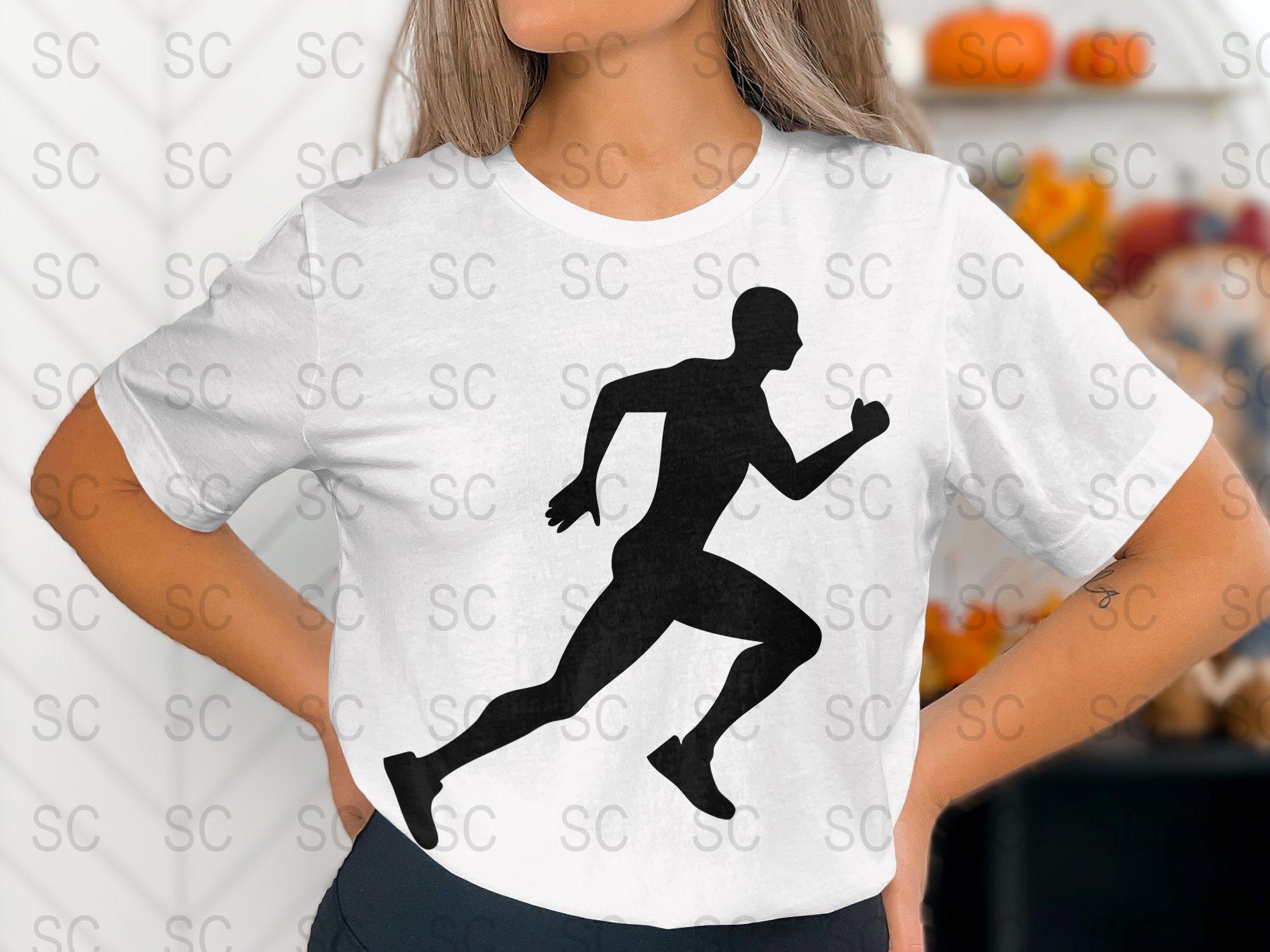 Runner Silhouette SVG, Athlete Clipart, Sports Vector, Fitness Digital ...