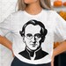 Gregor Mendel Face Silhouette SVG, Geneticist Portrait Clipart ...