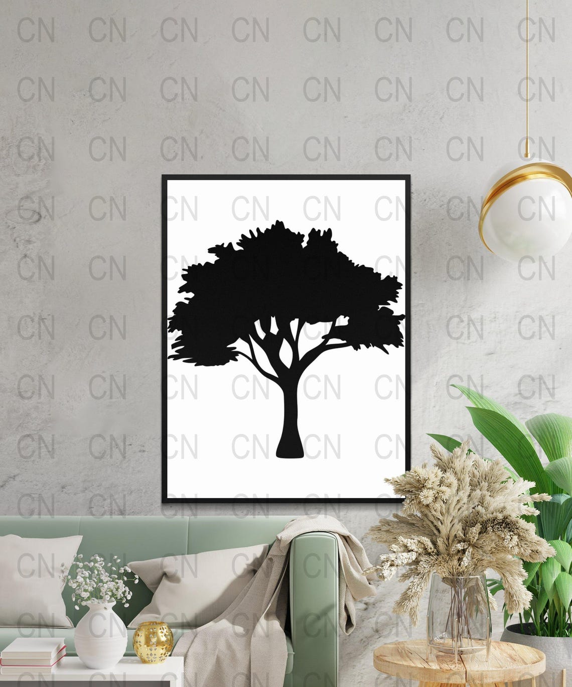 Juniper Tree Silhouette SVG, Evergreen Tree Clipart, Nature Vector ...