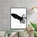 Cuttlefish Silhouette SVG, Ocean Creature Clipart, Marine Life Vector ...