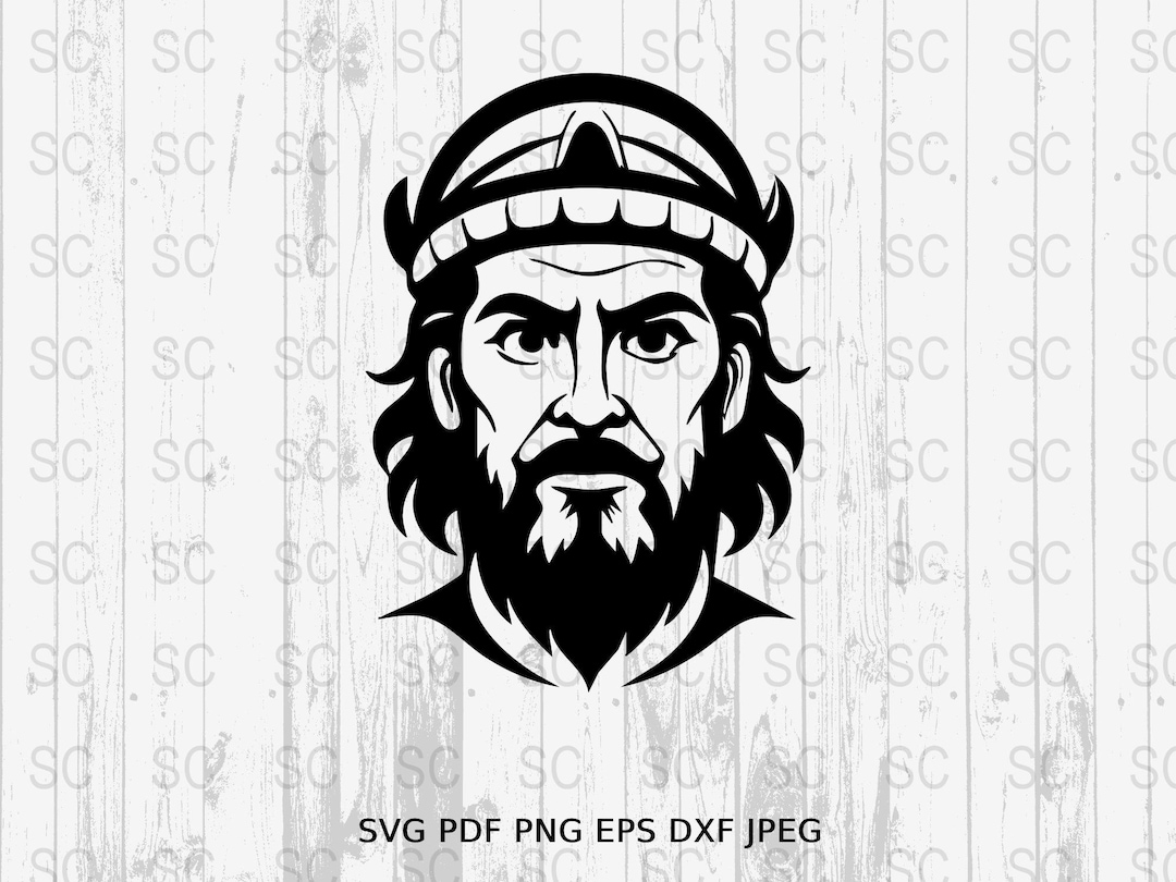 Hannibal Barca Silhouette SVG, Carthaginian General Clipart, Historical ...