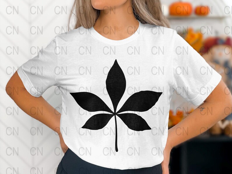 Double Serrated Leaf Silhouette SVG, Jagged Edge Leaf Clipart ...